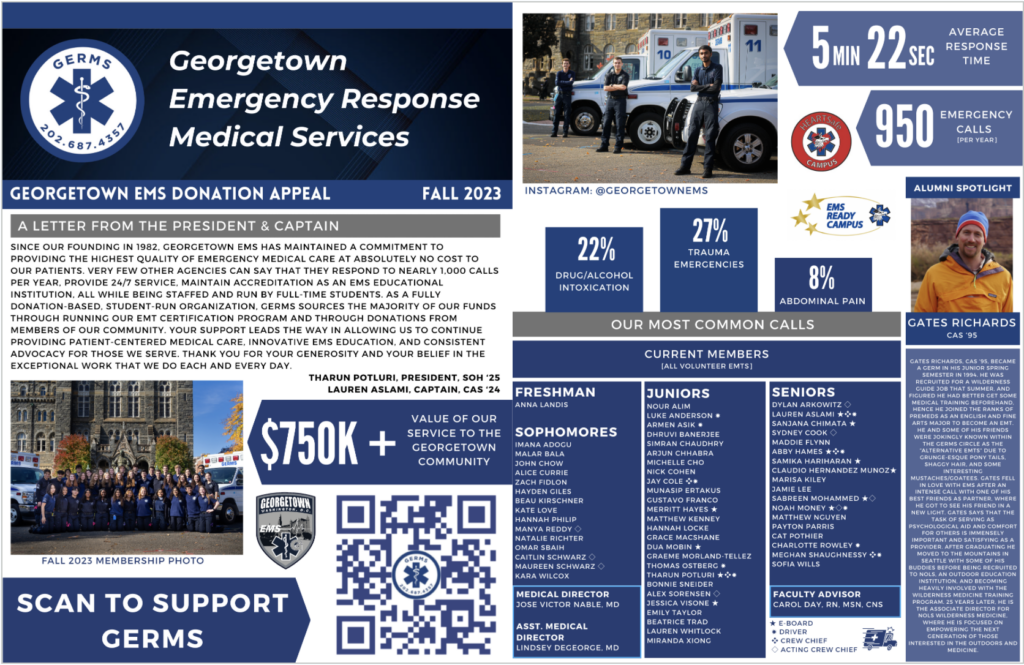 Georgetown Emergency Response Medical Service | Georgetown University